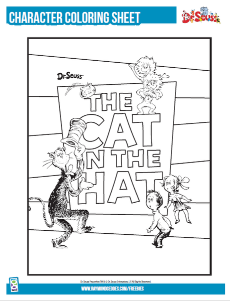 Happy Birthday Dr Seuss Coloring Pages