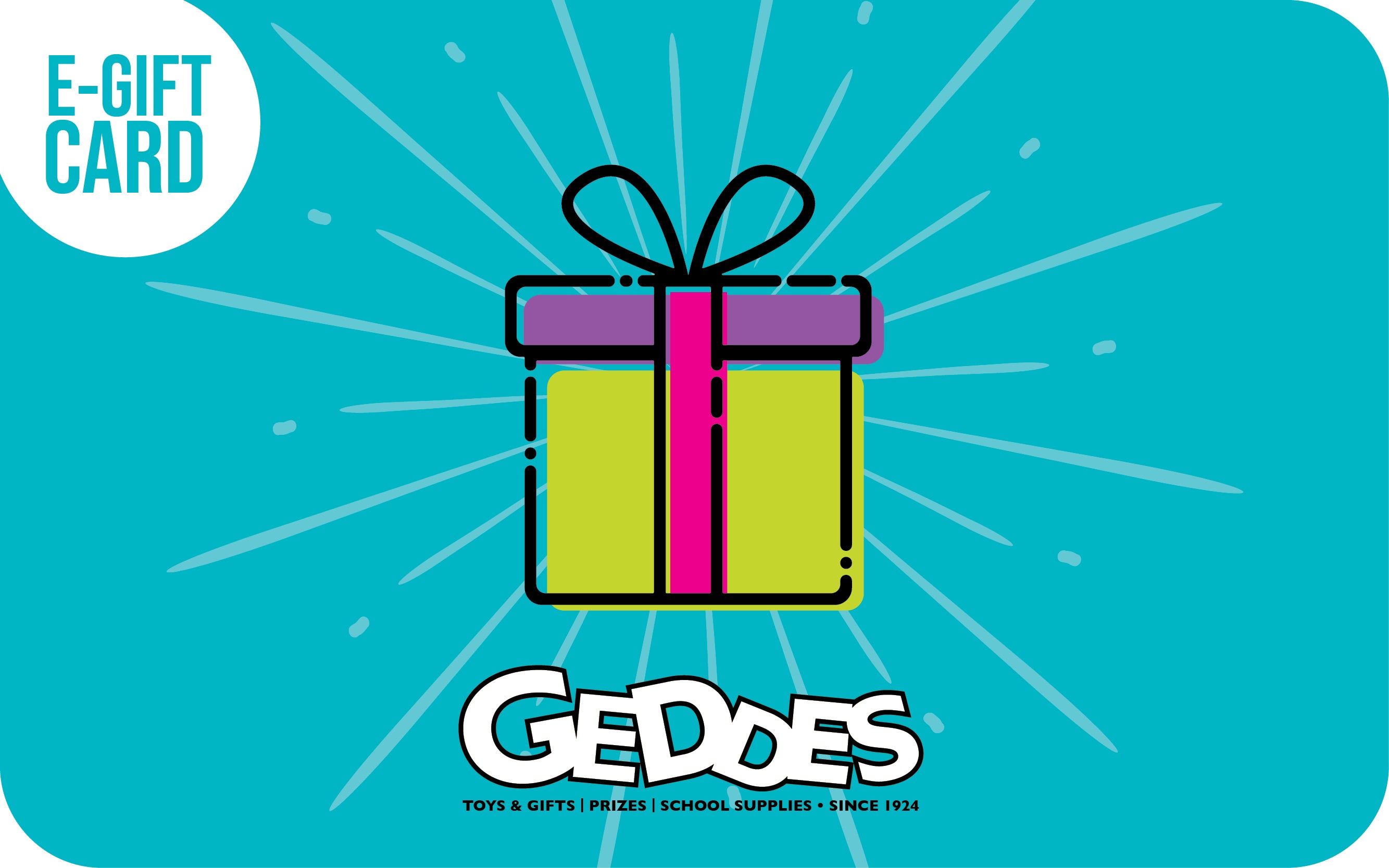 Raymond Geddes E-Gift Card