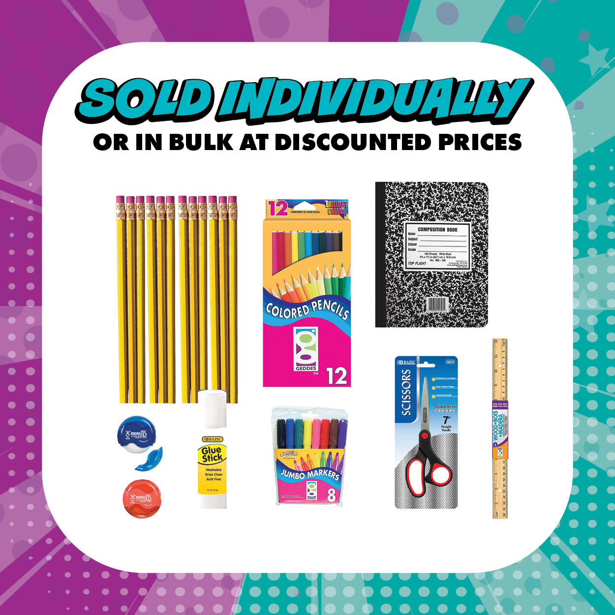 Basic Essentials School Supply Kits - GEDDES School Kits – Raymond Geddes