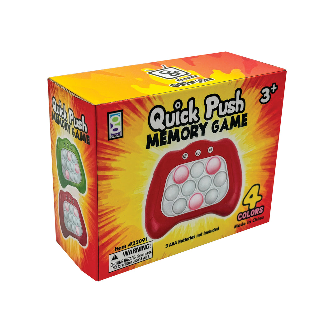 Quick Push Memory Game | GEDDES Toys