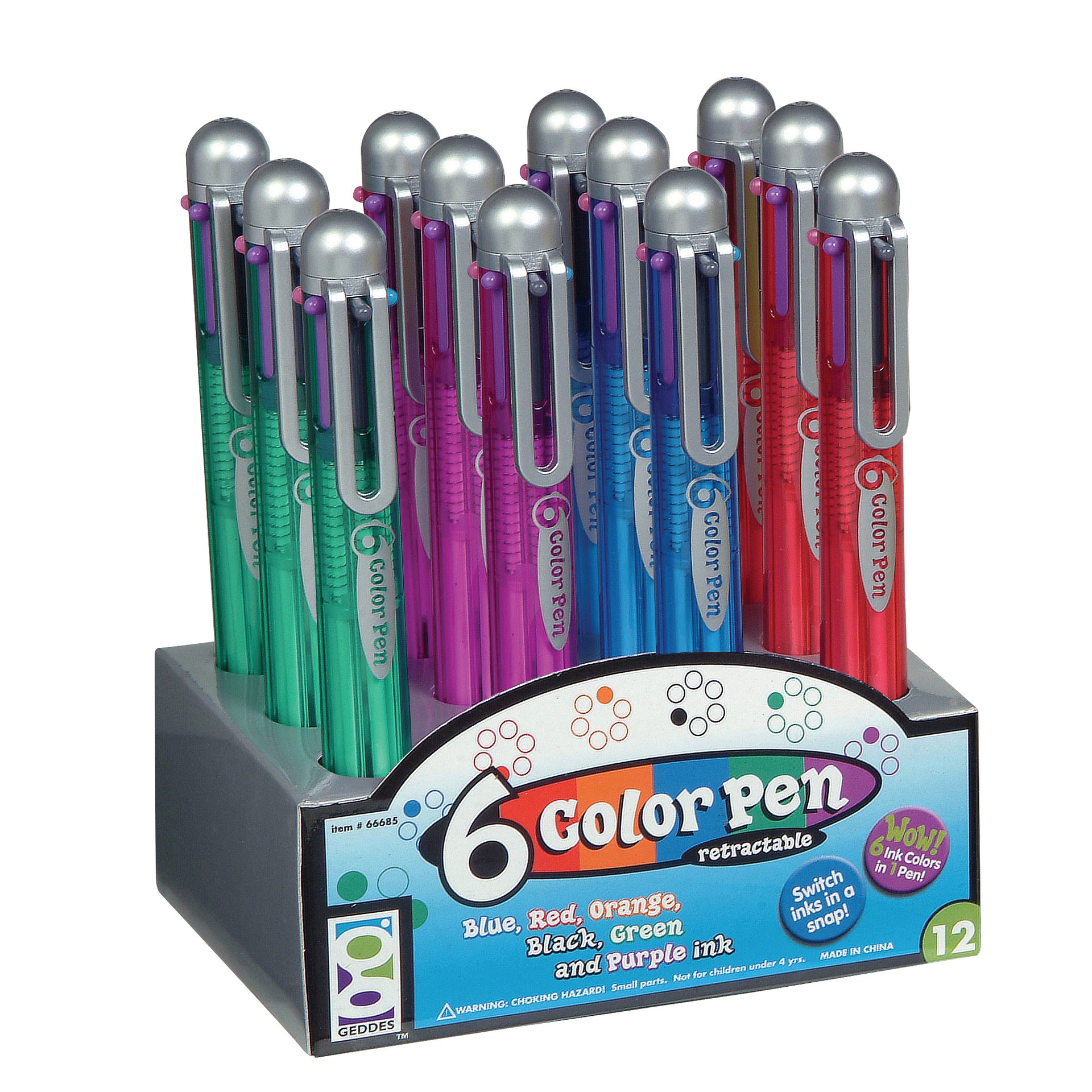Cool Pens: 6-Color Pens – Raymond Geddes