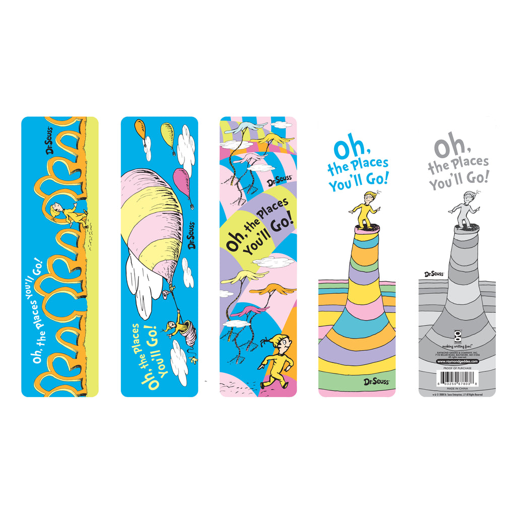 Dr. Seuss School Supplies: Oh The Places You'll Go! Bookmarks