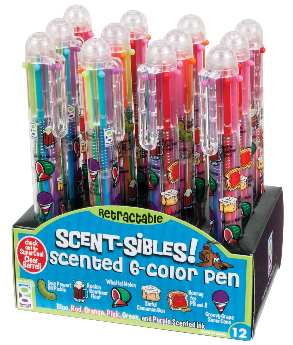 Cool Pens: Scent-sibles Scented 6-Color Pens