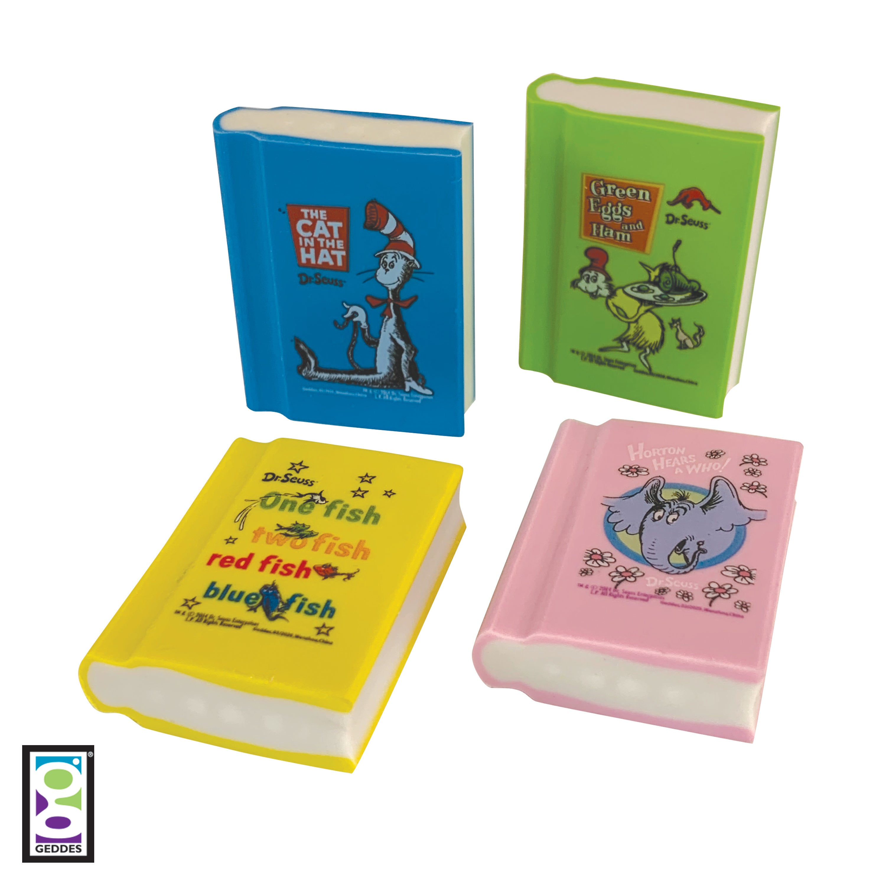 Fun Erasers: Dr. Seuss Book Erasers