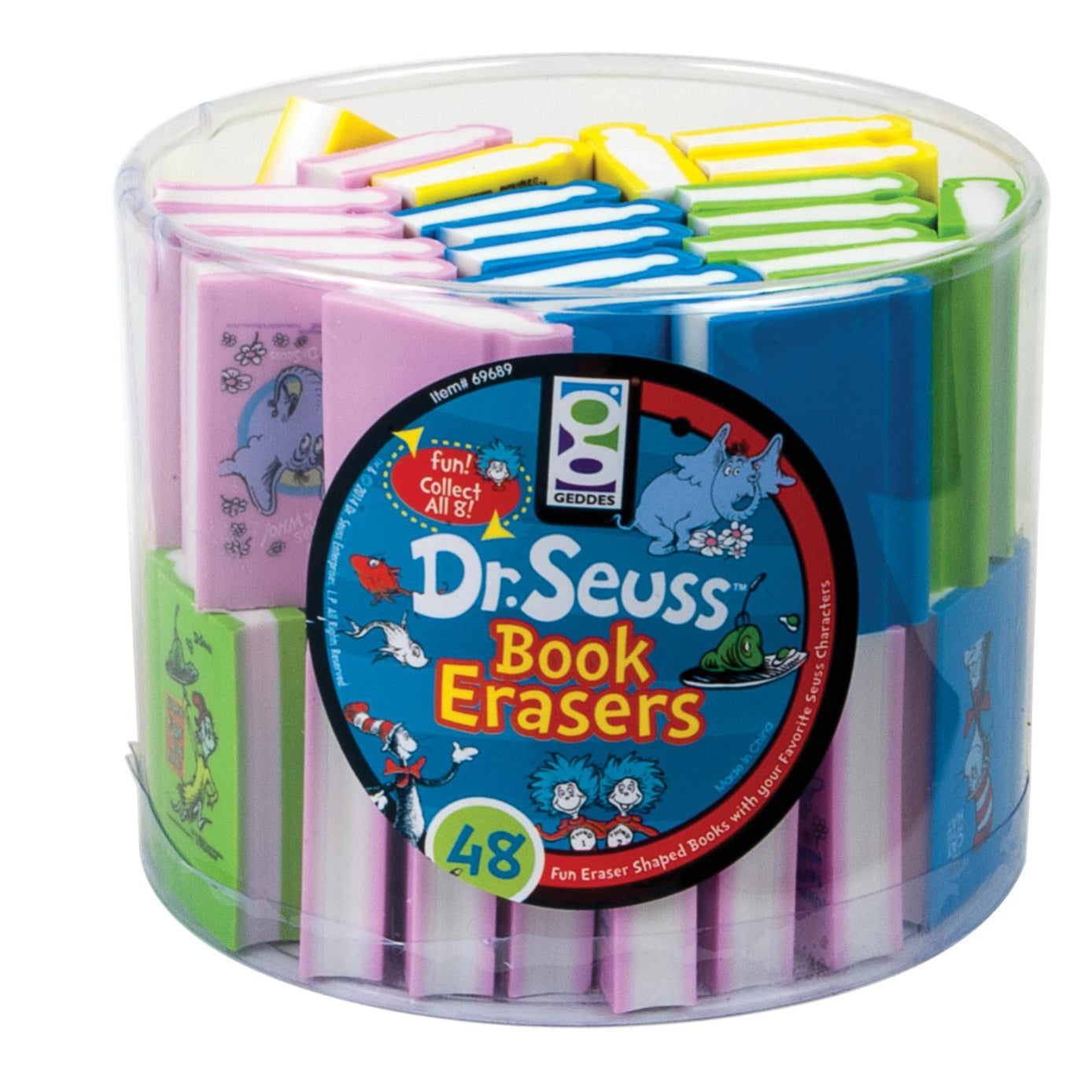Fun Erasers: Dr. Seuss Book Erasers