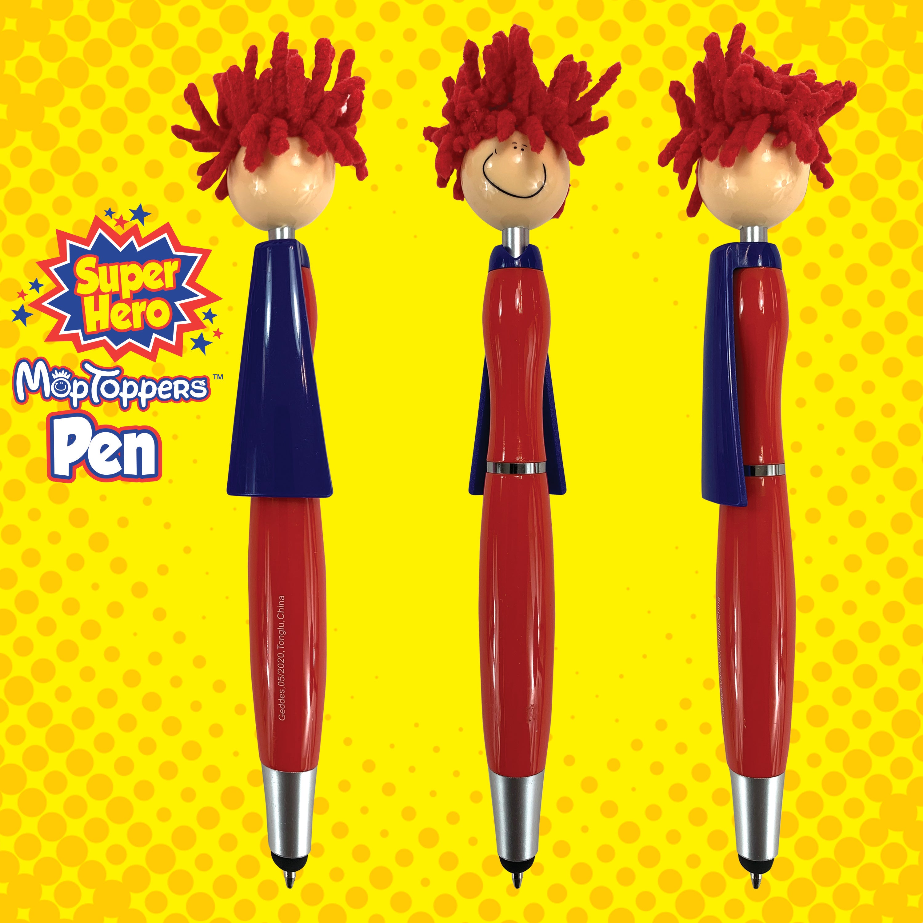Cool Pens: Super Hero MopToppers™ Stylus Pens