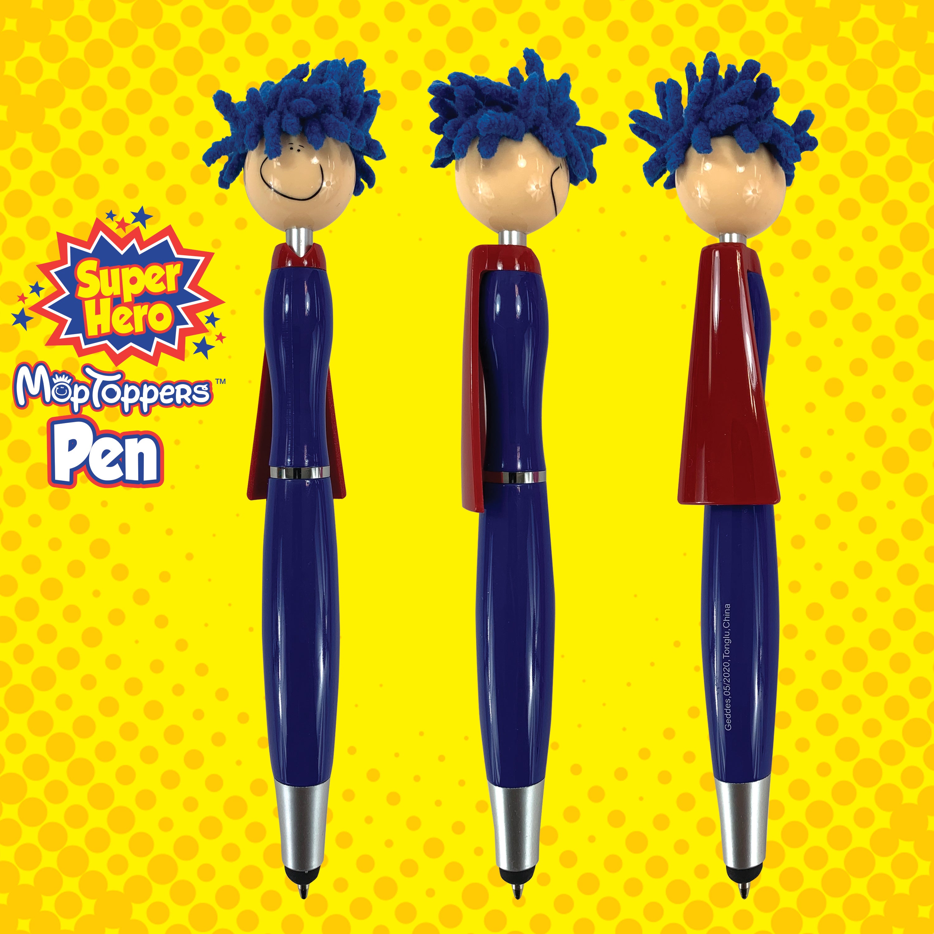 Cool Pens: Super Hero MopToppers™ Stylus Pens
