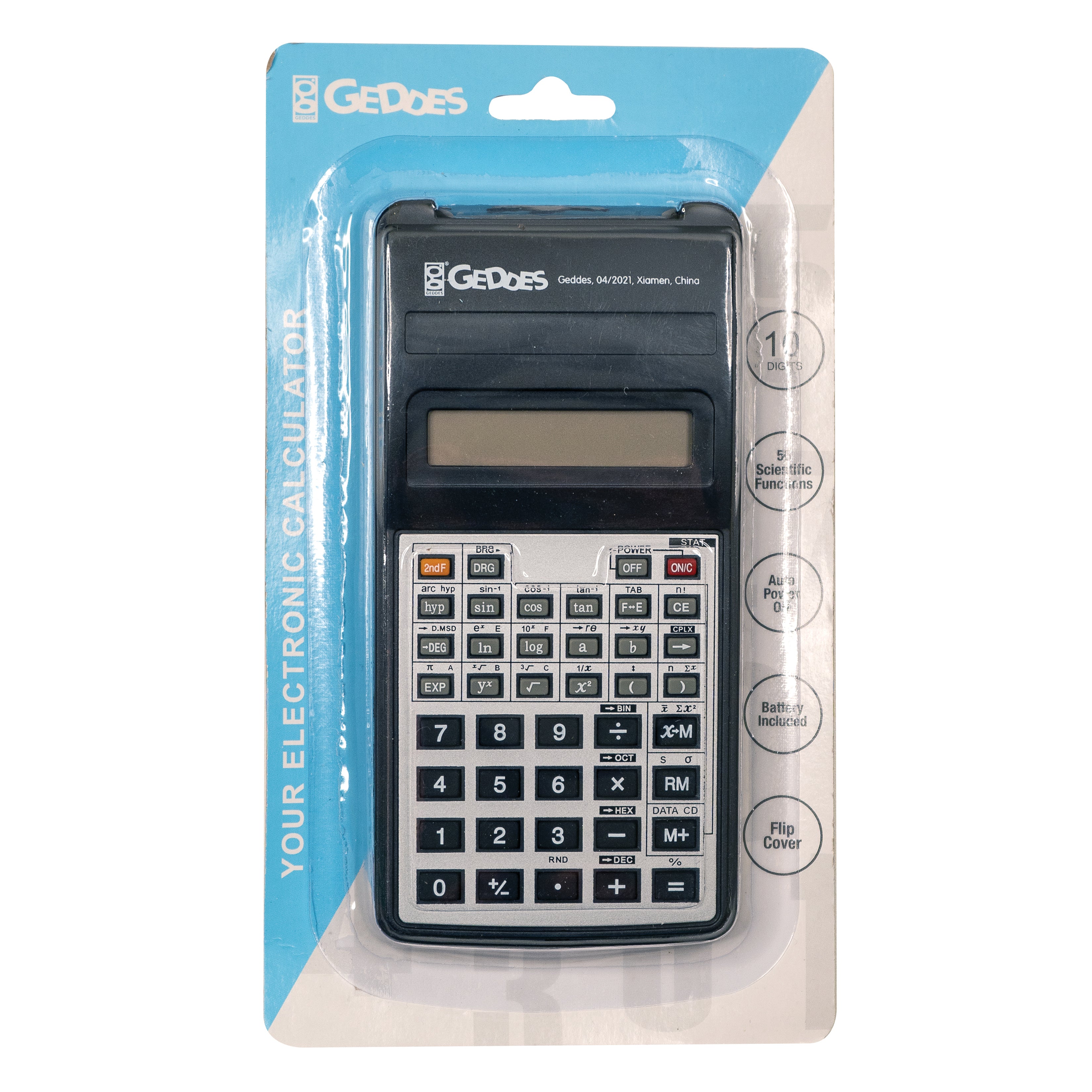 Calculator 10 Digit 56 Function Scientific – Raymond Geddes