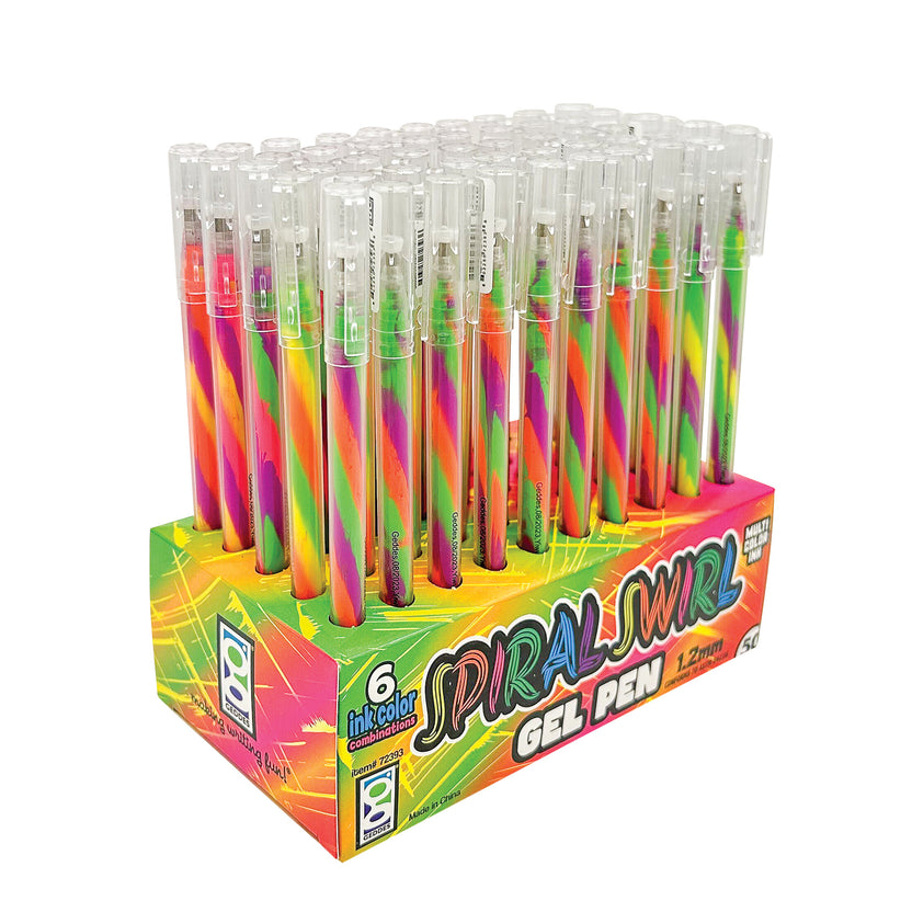 Spiral Swirl Gel Pens - 50 per display – Raymond Geddes
