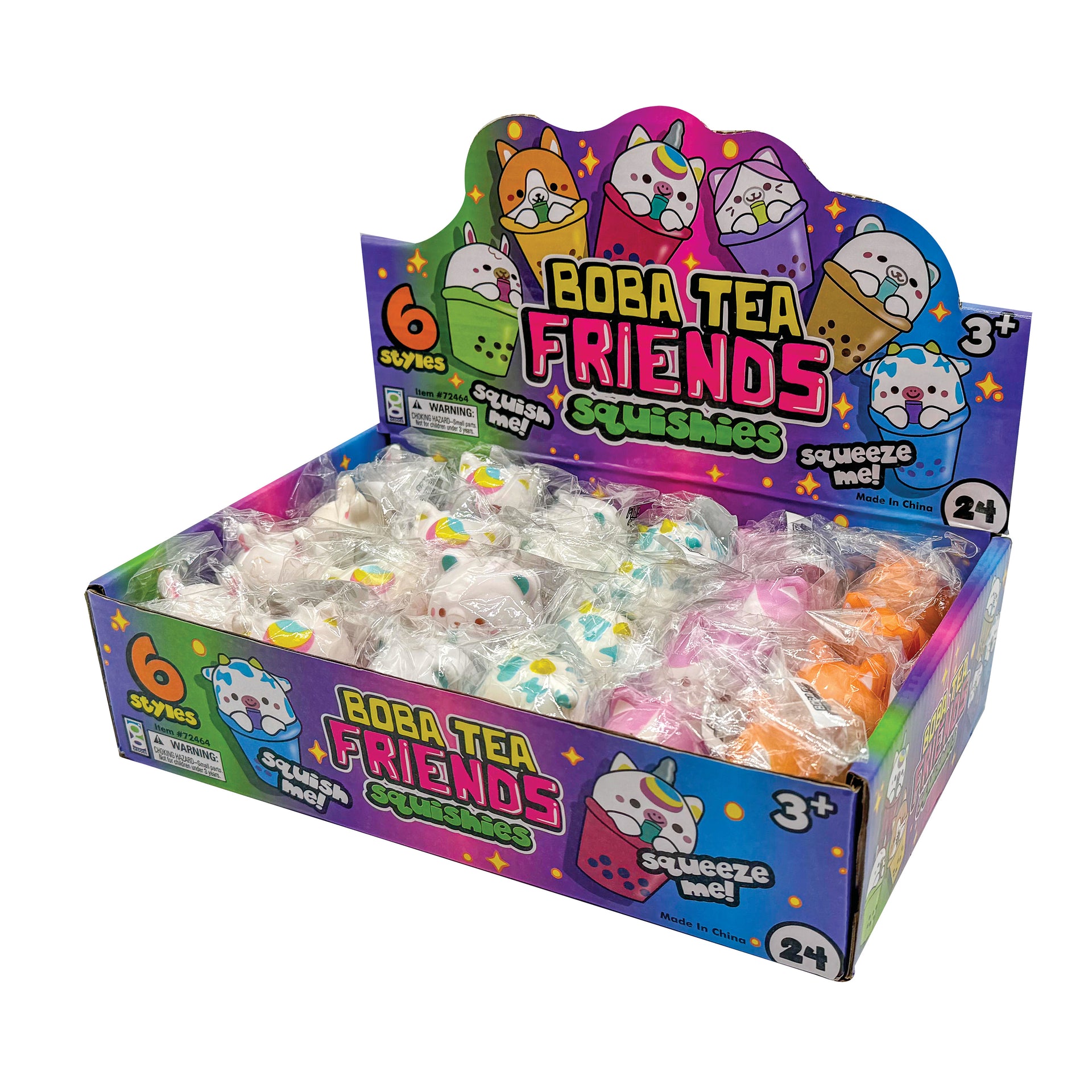 Boba Tea Friends Squishes - 24 per display – Raymond Geddes