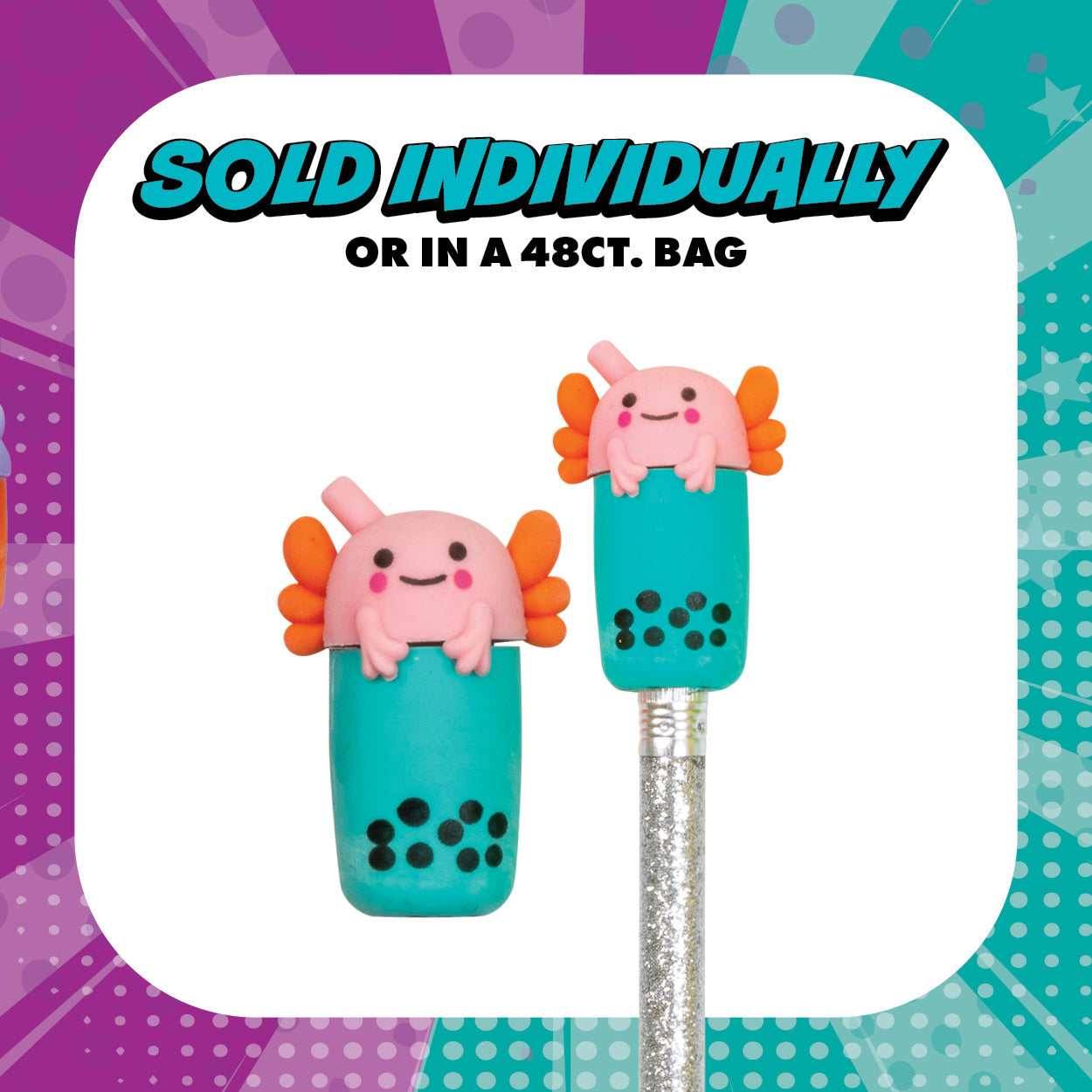 Cool Erasers for Kids - Fun Pencil Top Erasers | GEDDES – Raymond Geddes