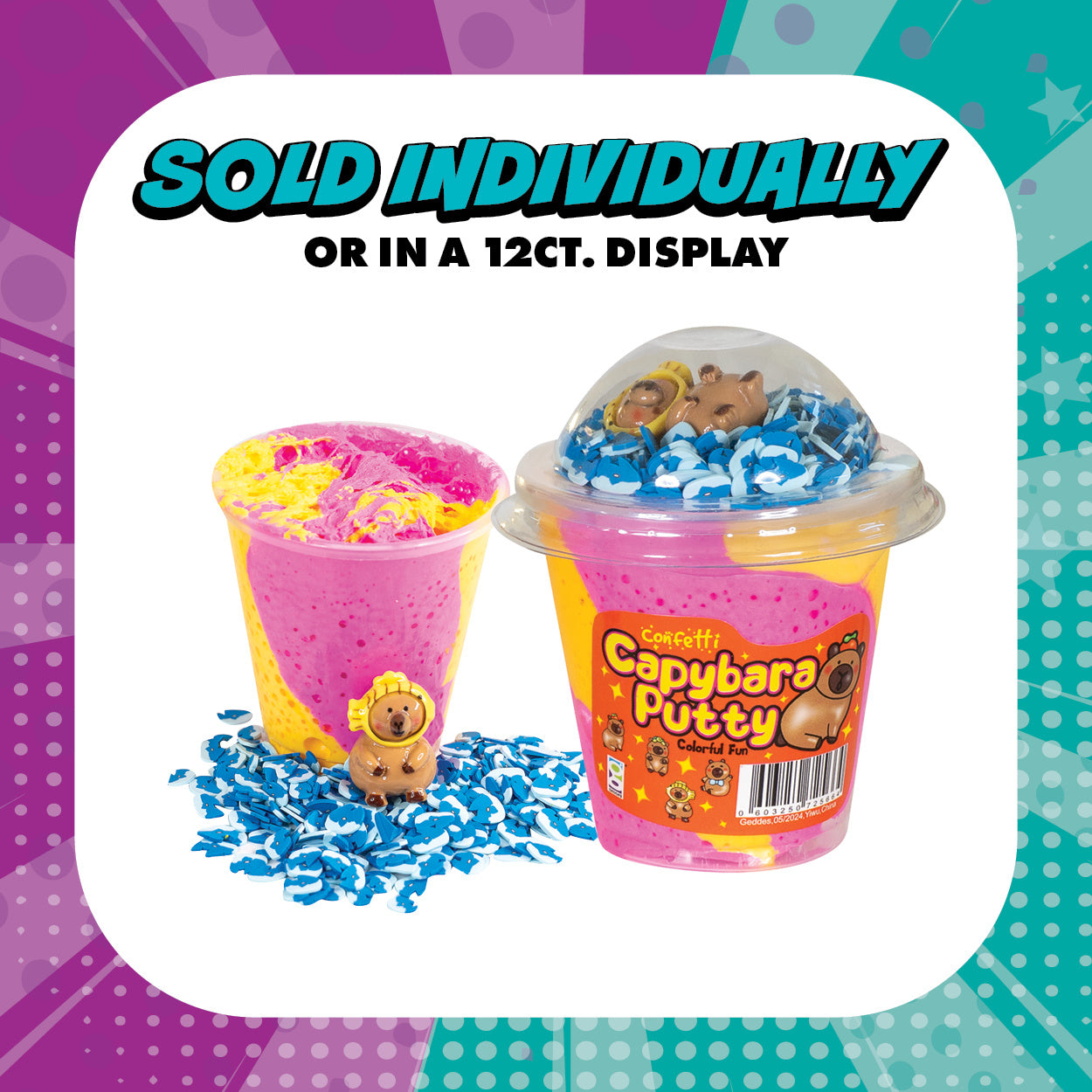 Confetti Capybara Putty – Raymond Geddes