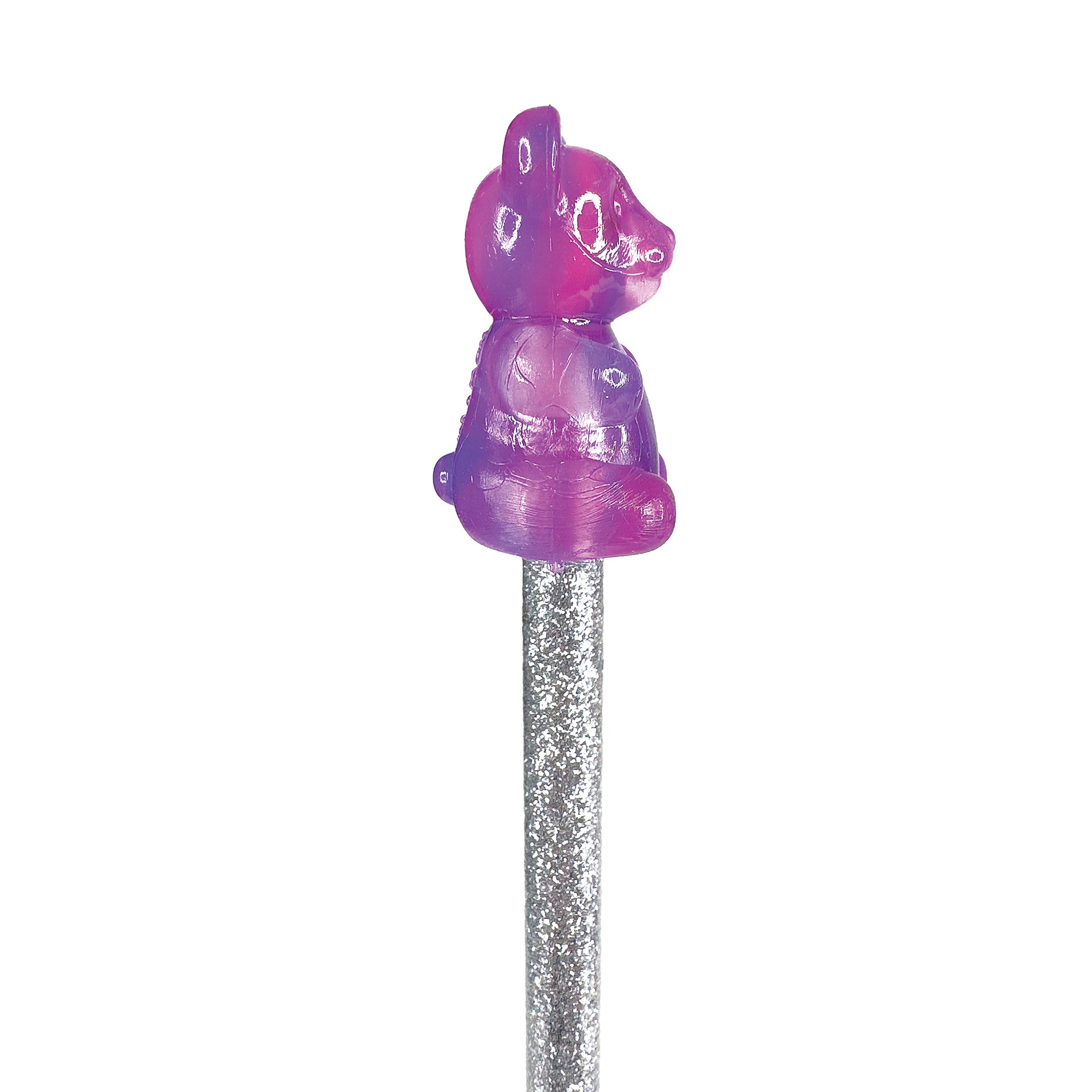 Scented 2-Color Gummy Bear Pencil Toppers - 24 per tub – Raymond Geddes