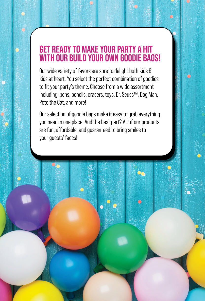 Build Your Own Goodie Bag – Raymond Geddes