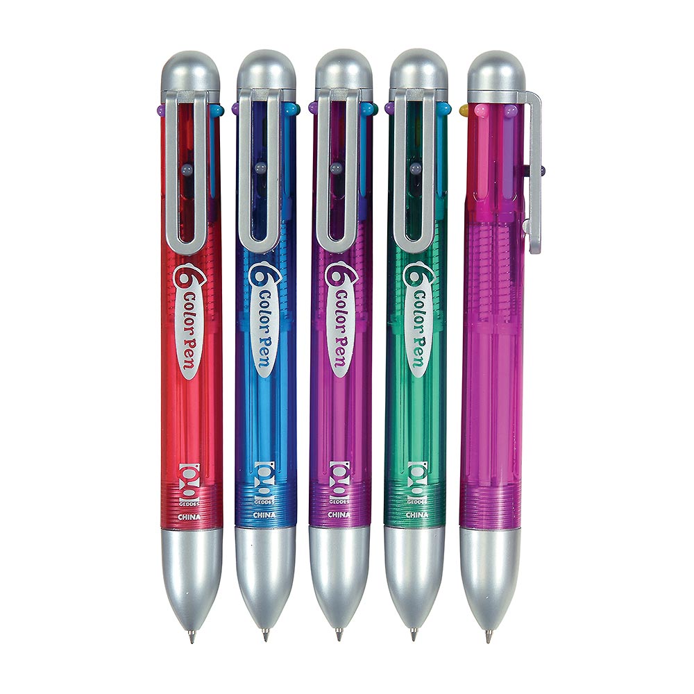 Cool Pens: 6-Color Pens