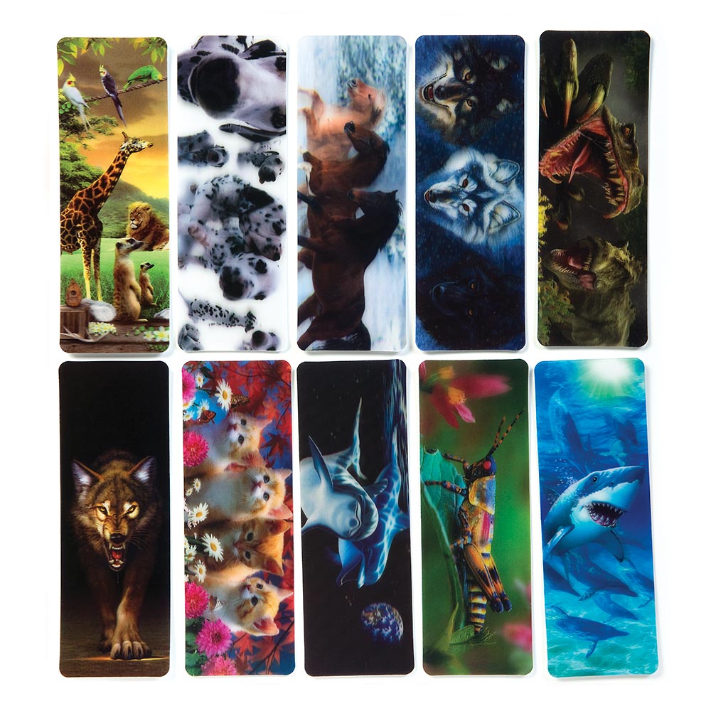 Bookmarks for Kids: 3D Lenticular Bookmarks