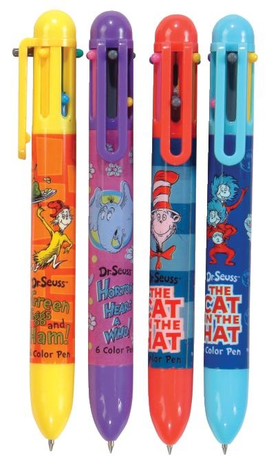 Dr. Seuss School Supplies: Dr. Seuss 6-Color Pens