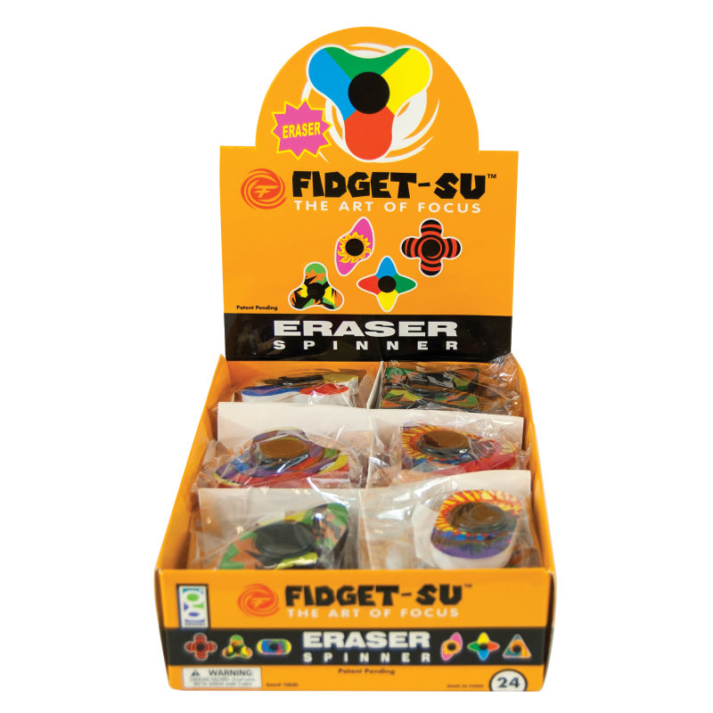 Fidget-Su Eraser Spinners | GEDDES Novelty Toys