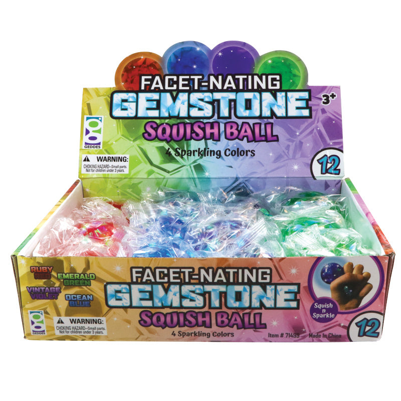 Gemstone Squish Ball | GEDDES Toys – Raymond Geddes