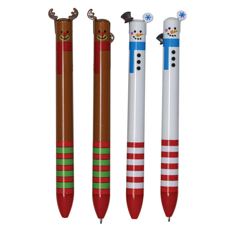 Holiday 2-Color Pens | GEDDES School Supplies