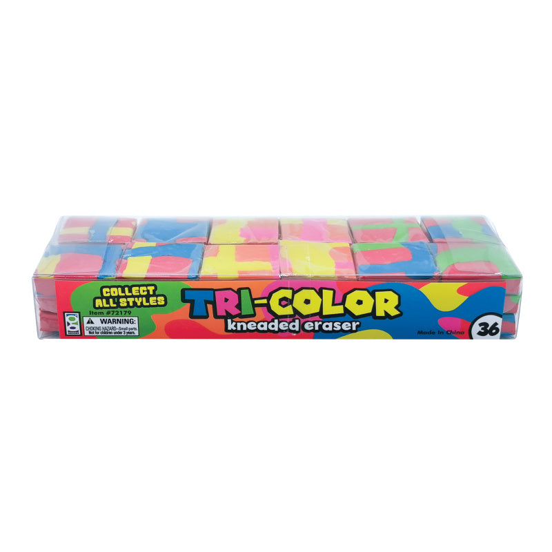 Tri-Color Kneaded Eraser | GEDDES Erasers